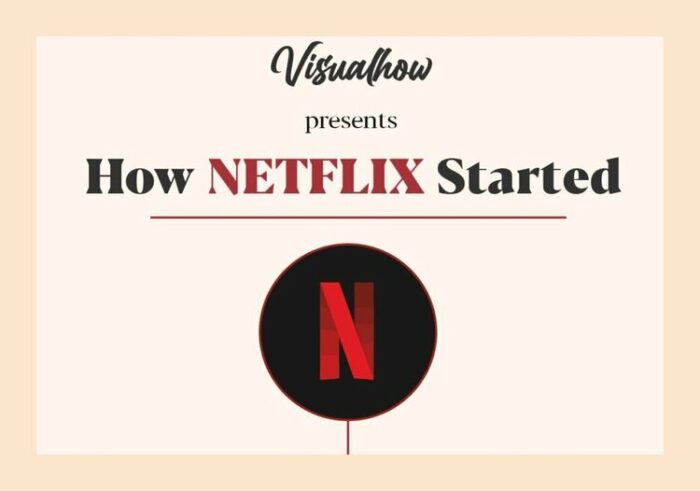 How Netflix Started by Visualhow - Shit Hot Infographics