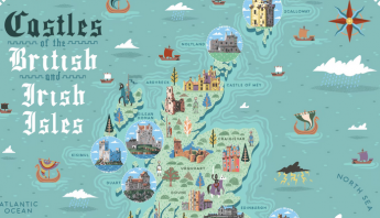 Castles of the British and Irish Isles - Shit Hot Infographics